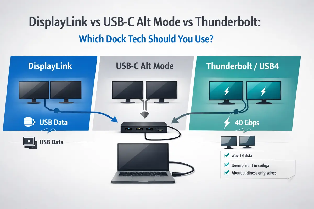 Dual Monitors Over USB-C: What’s Possible - TechDeskZone